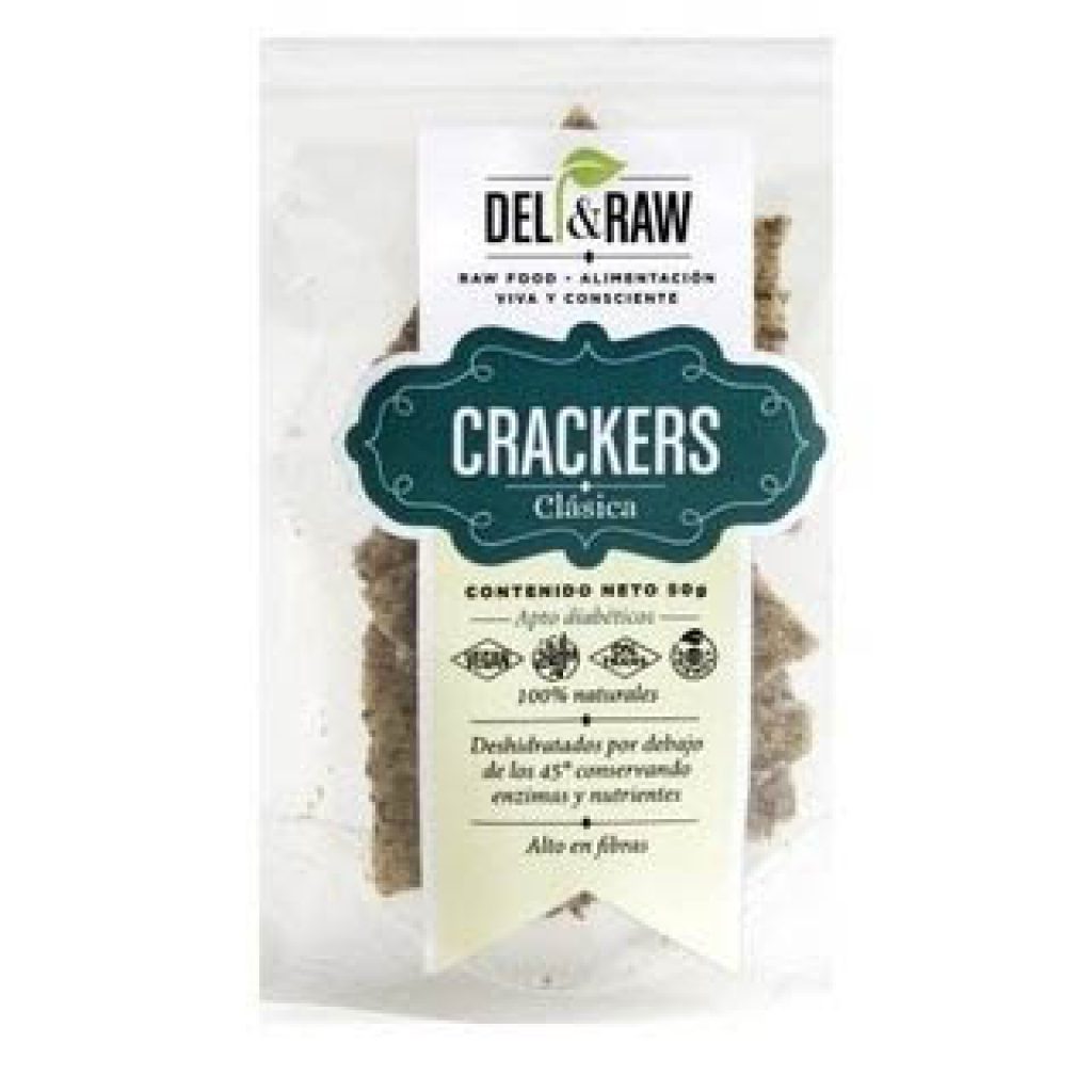 Crackers DELI & RAW Clasica x 90gr - INDIGO
